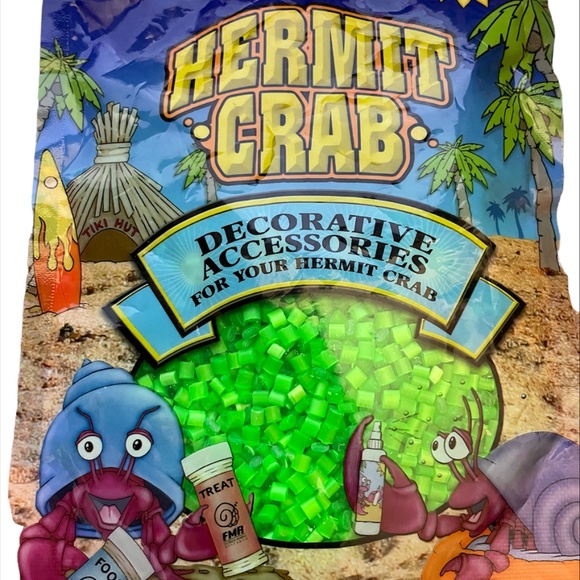 FMR | Reptile | Fmr Hermit Crab Bright Green Sparkle Pieces Decorative ...
